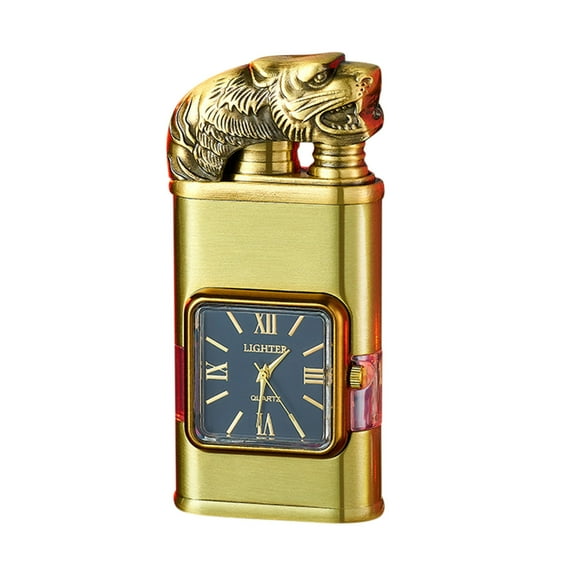 Double Flame Watch Lighter under $5! Yannianjz Quartz Watch Dial ...