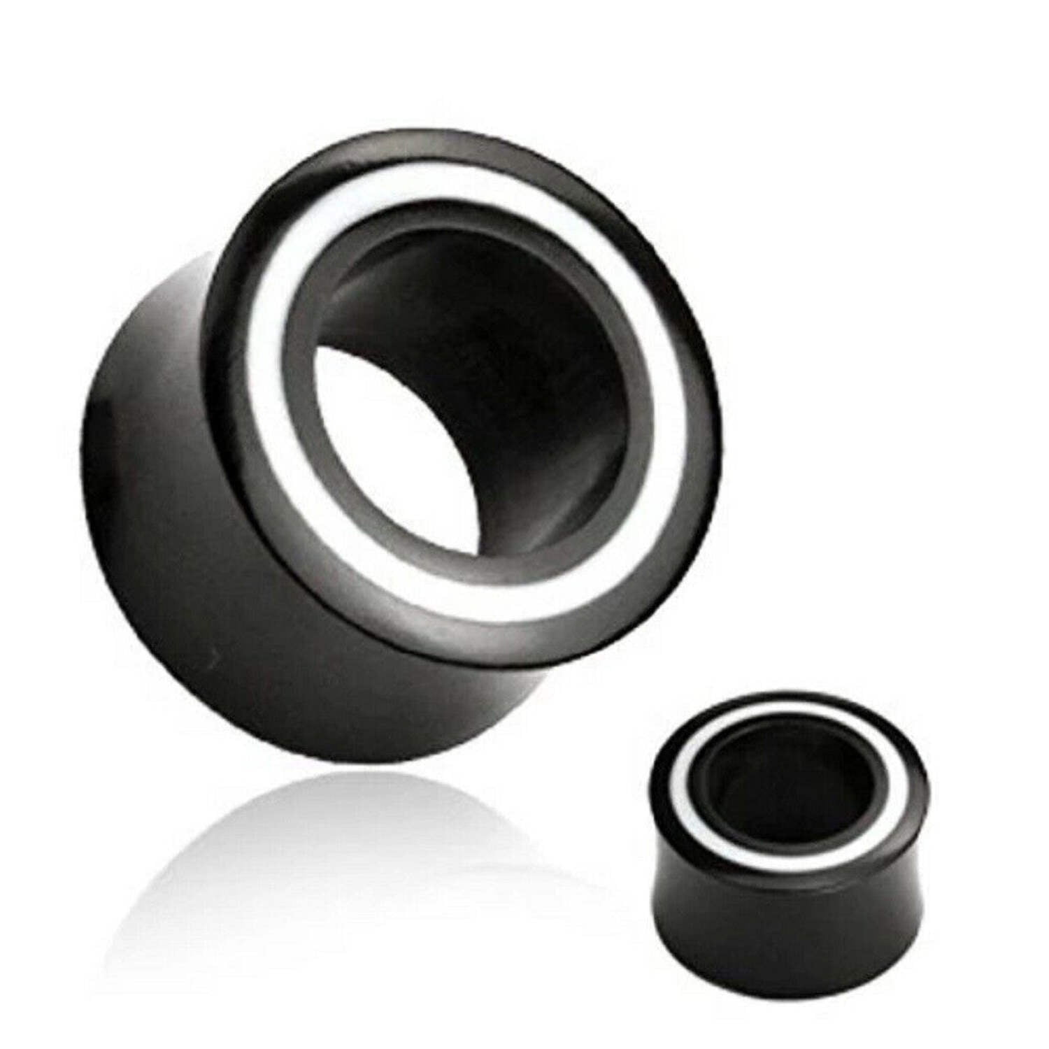 Double Flared Organic Horn Plugs Ear Tunnel 2 to 1" Gauge Bone - Pair ...