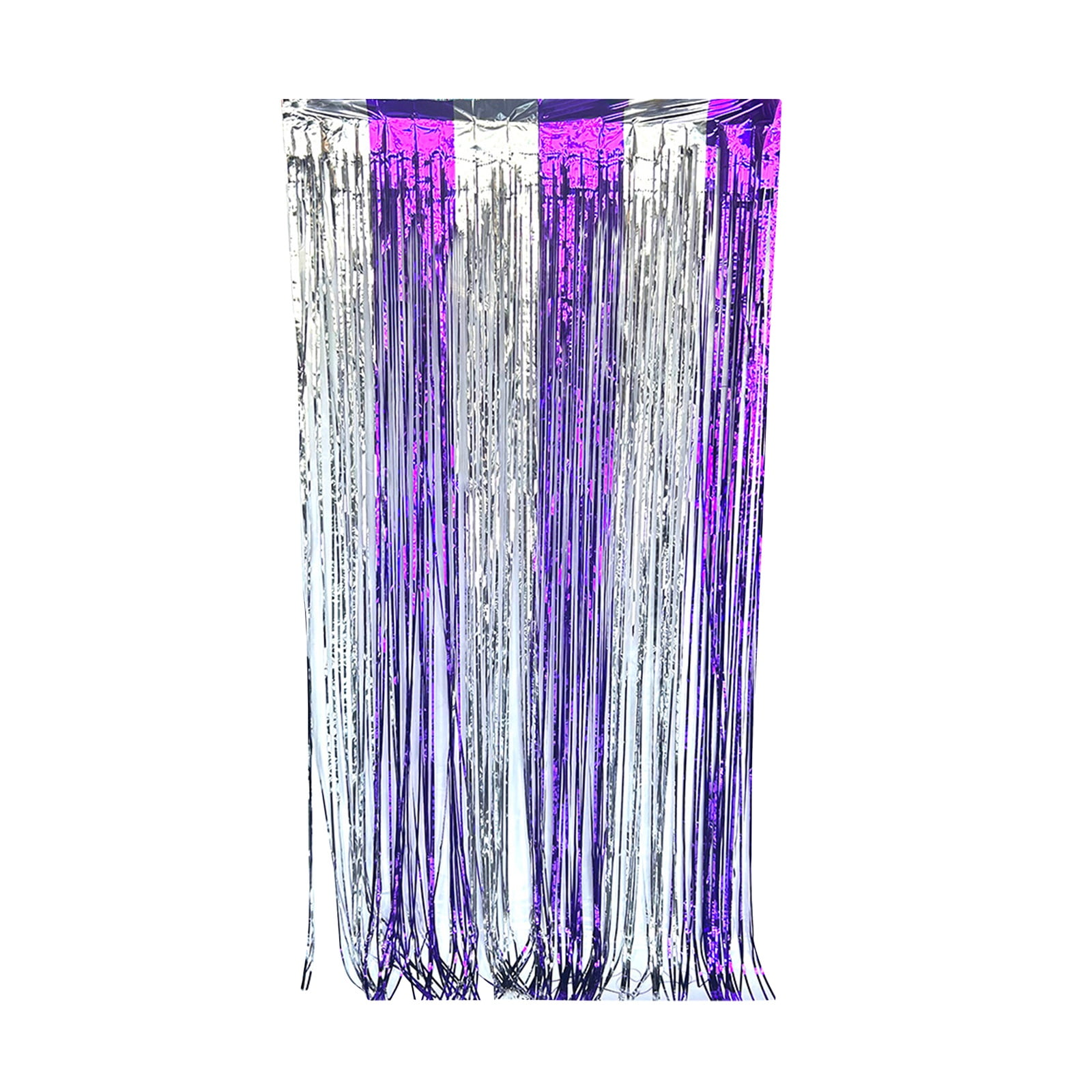 Double Foil Fringe Curtains, Party Decorations Metallics Streamers ...