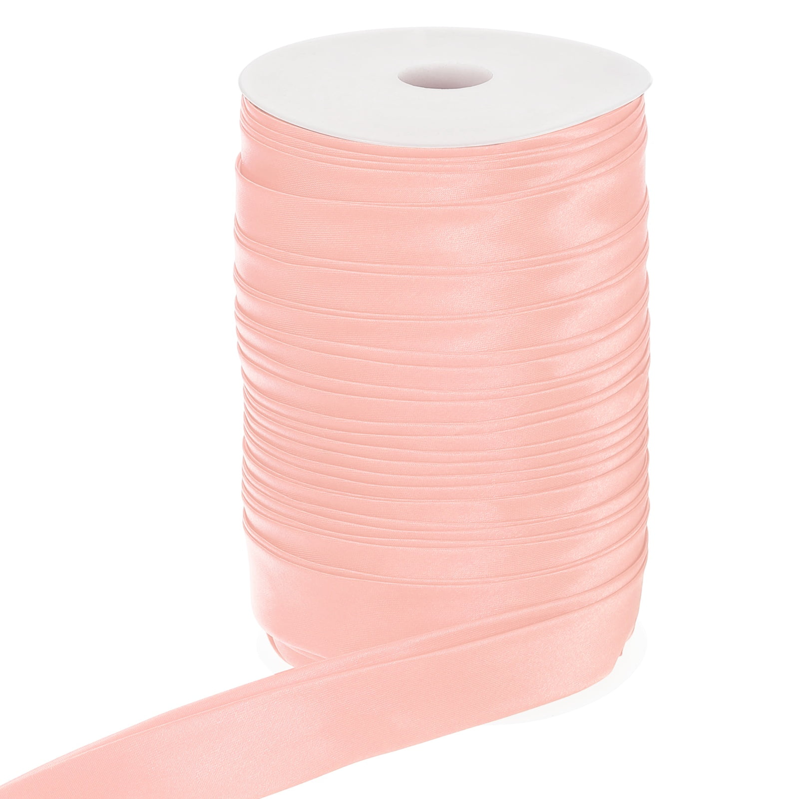 Double Fold Bias Tape, 1 Inch x 55 Yard Continuous Bulk Bias Tape Satin Fabric for Sewing ...