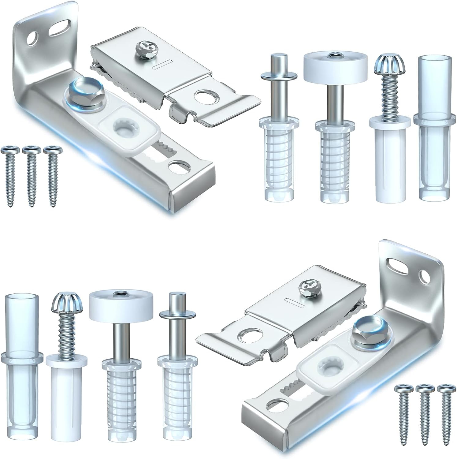 Double Fold Door Hardware Repair Kit - Double Fold Sliding Wardrobe ...