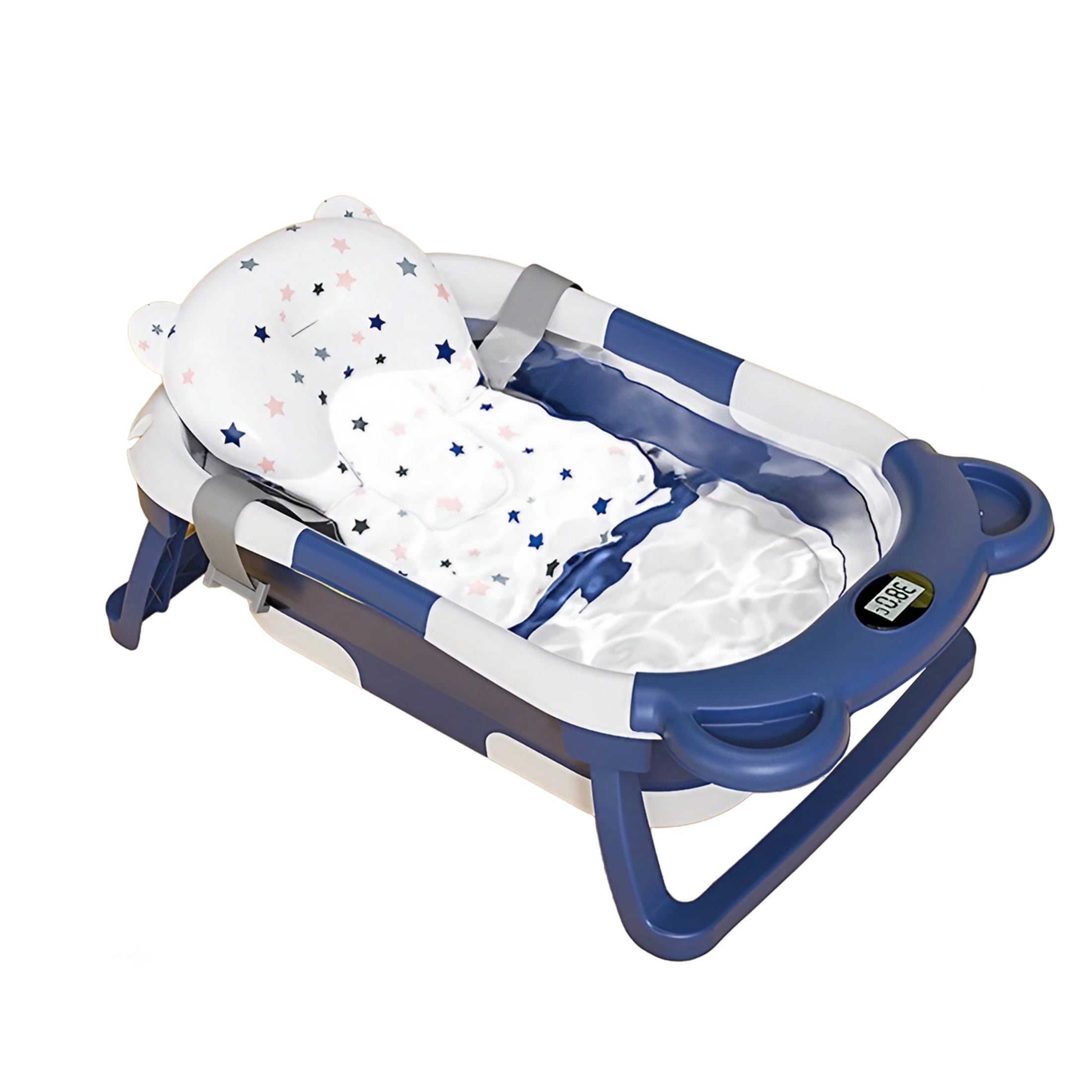 Double Folding Baby Bath Tub Set with Removable and Reusable Filter Net ...