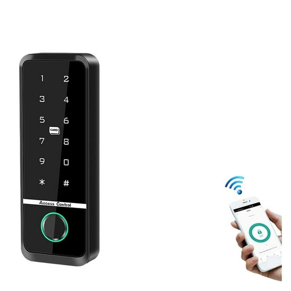 Double Frequency Fingerprint RFID Access Control System Smart Door Lock ...