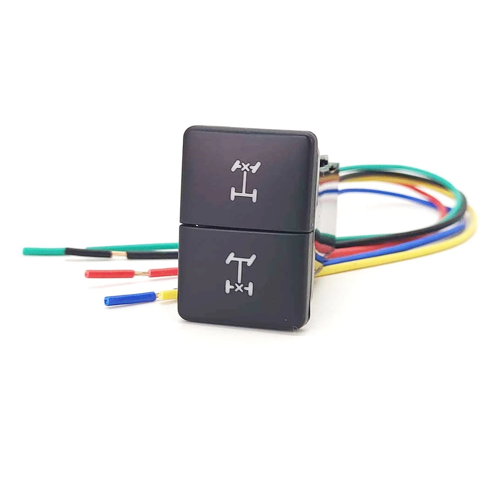 Double Front Rear Fog White Light Up And Down Arrows Diff Lock Key ...