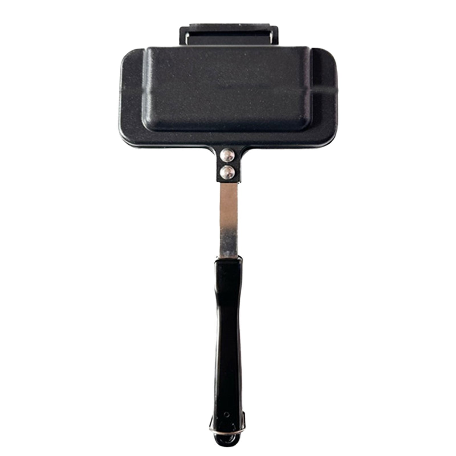 Double Frying Pan Sandwich Baking Pan Sandwich Maker Aluminum Flip Top ...