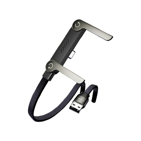 Double Function Folding Stand Power Cable Adjustable Holder Charging ...