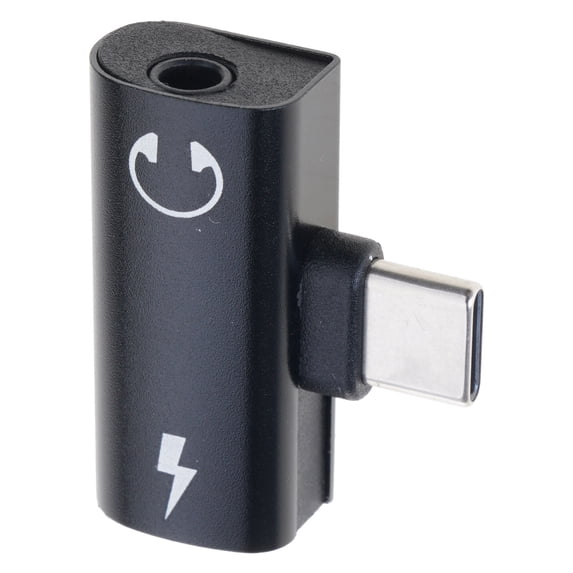 Double Function USB C Adapter 3.5mm Headphone Port PD60W Fast Charging ...