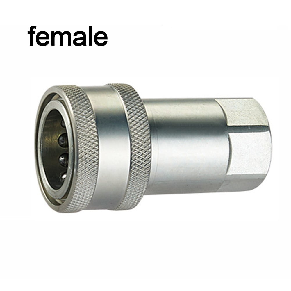 Double Galvanized Hydraulic Sealing Quick Coupling for Metric Carbon ...