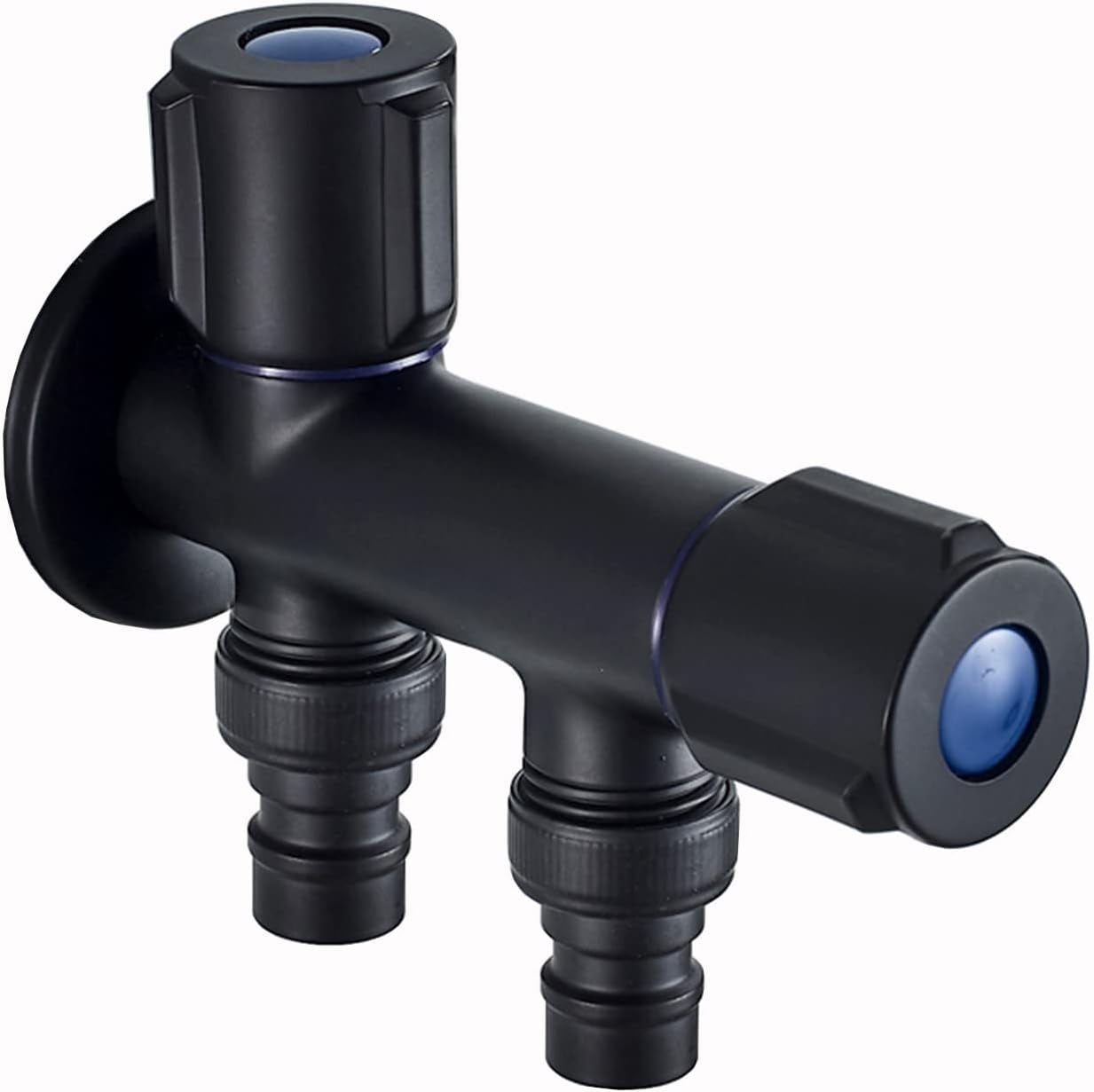 Double Garden Faucet one in Two Out Washing Machine Faucet Double Brass ...