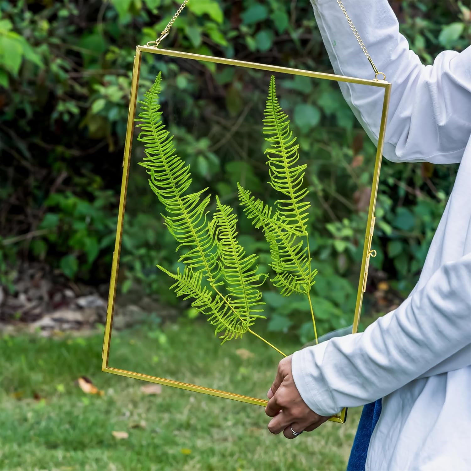 Double Glass Floating Frame For Artwork Photos, Certificates, Pictures ...