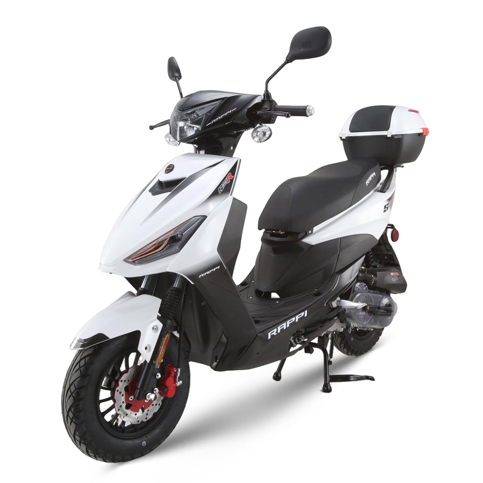 Double Global Brand 50 Gas Moped Adult Gas Street Moped with 12" Wheels ...