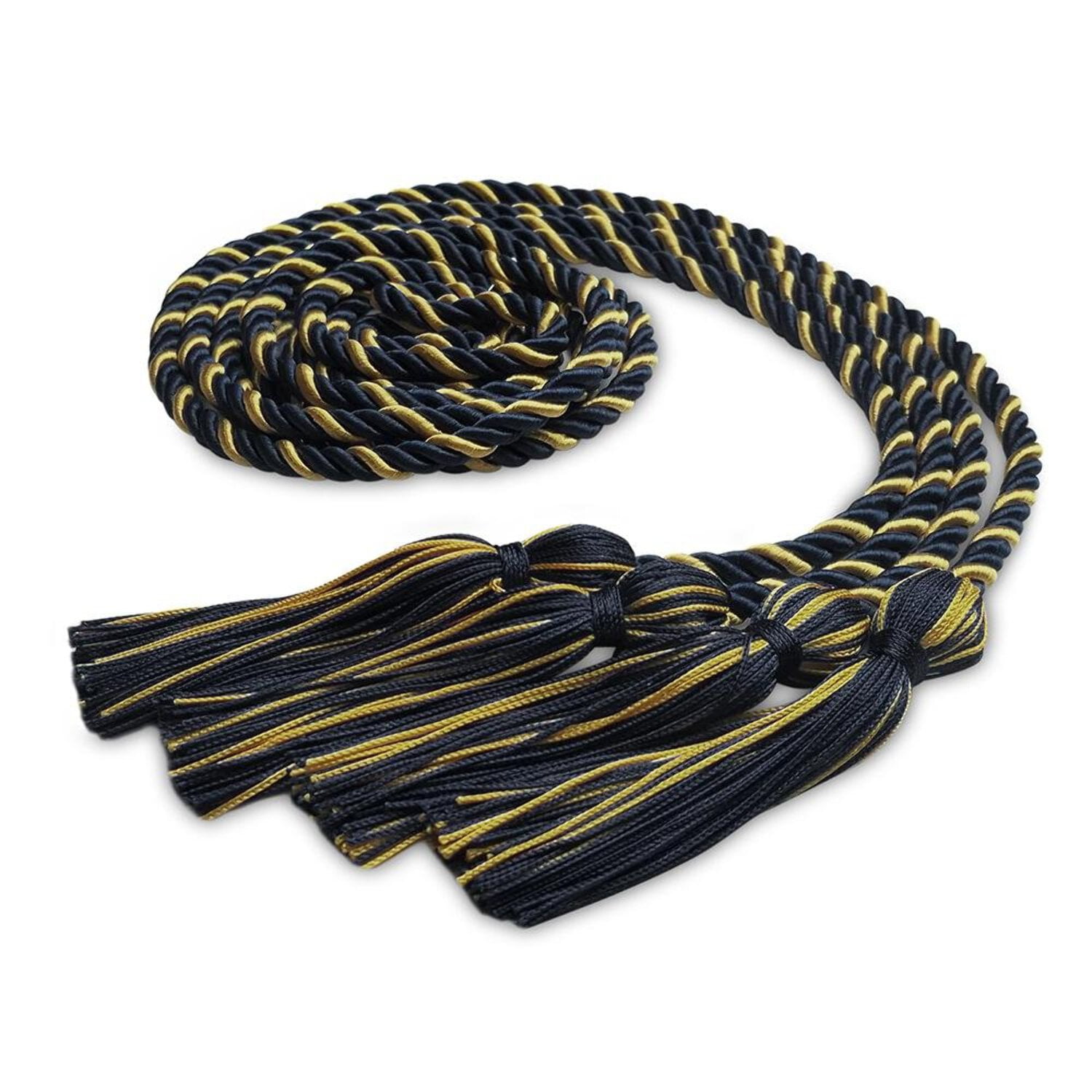 Endea Graduation Double Graduation Honor Cord Navy Blue/Antique Gold ...