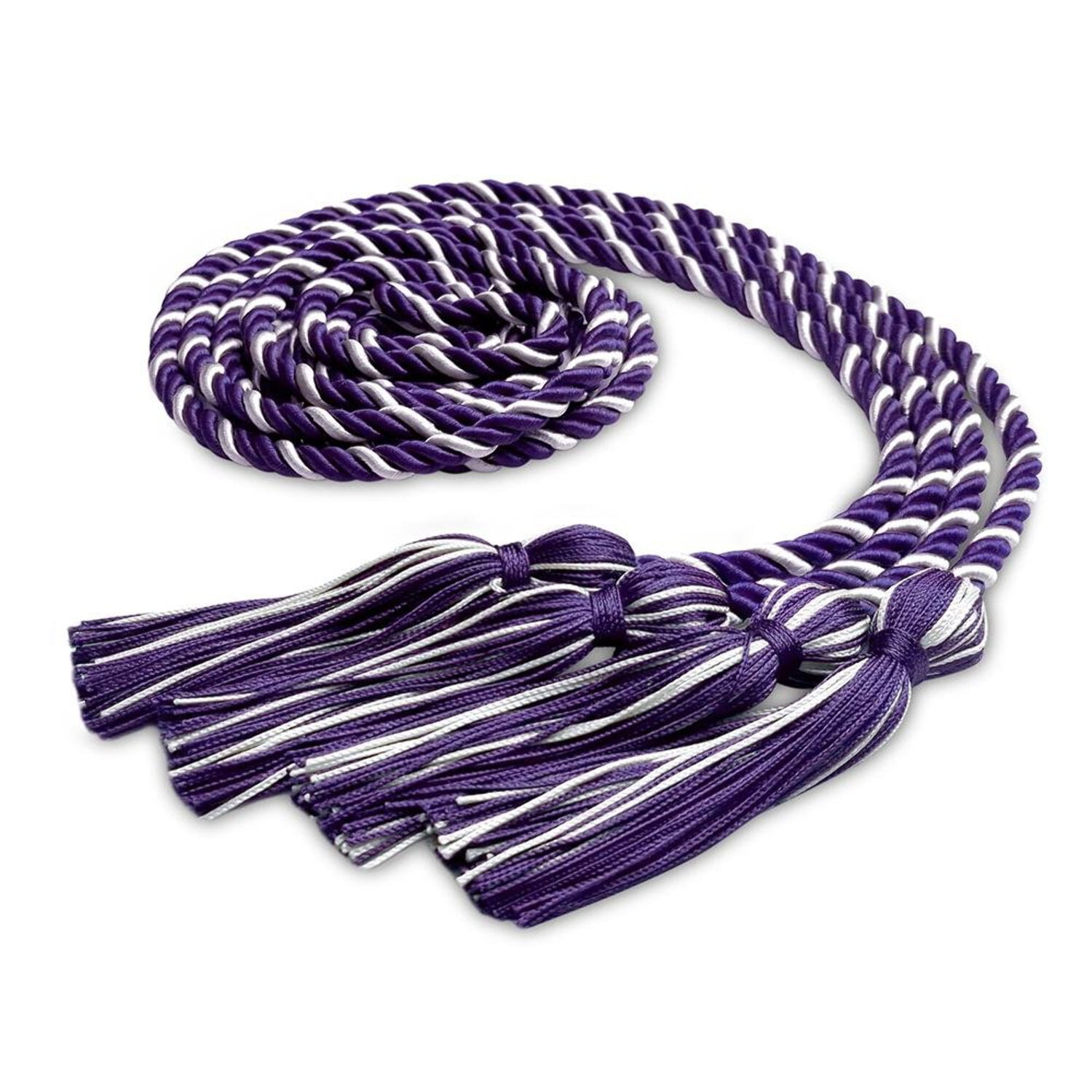 Endea Graduation 62-Inch Double Honor Cord, 100% Polyester Two-Color ...