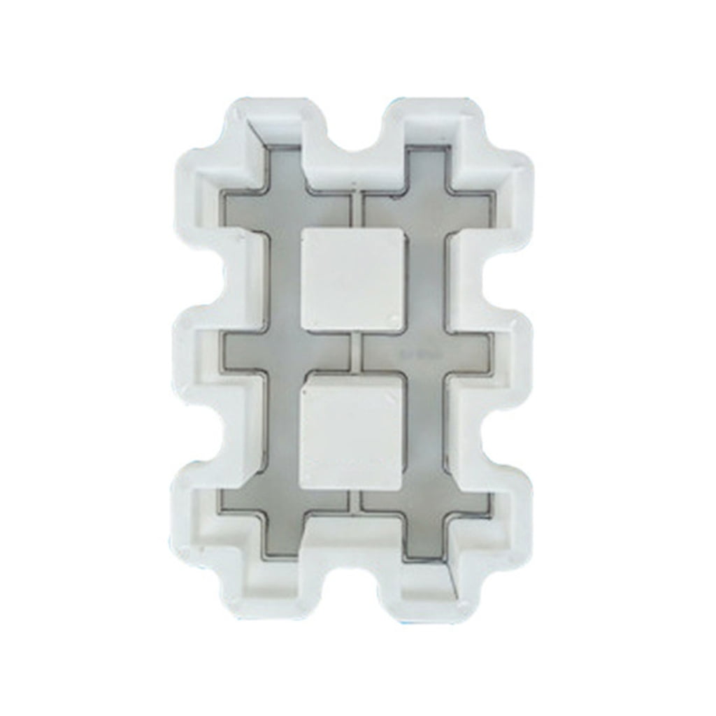 Double Grid Lawn Paver Mold Plastic Reusables Garden Tool For Grass Paving Paths Creation ...