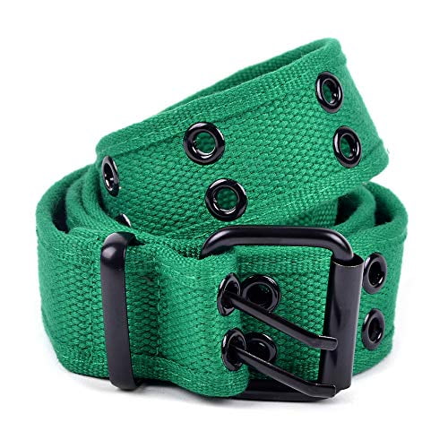 Double Grommet Hole Canvas Belt - Belt for Men and Women by Umo Lorenzo ...