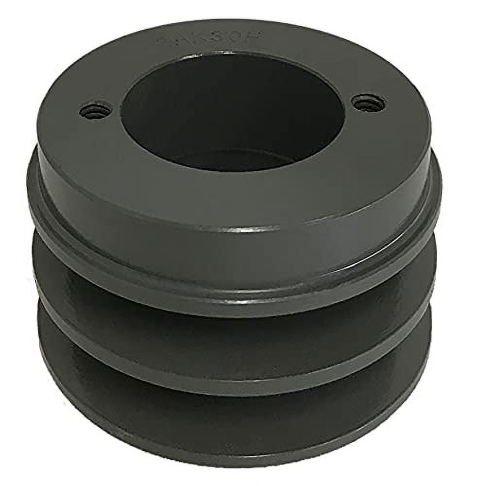 Double Groove 3.05" Cast Iron Electric Motor " H " Pulley/Sheave ...