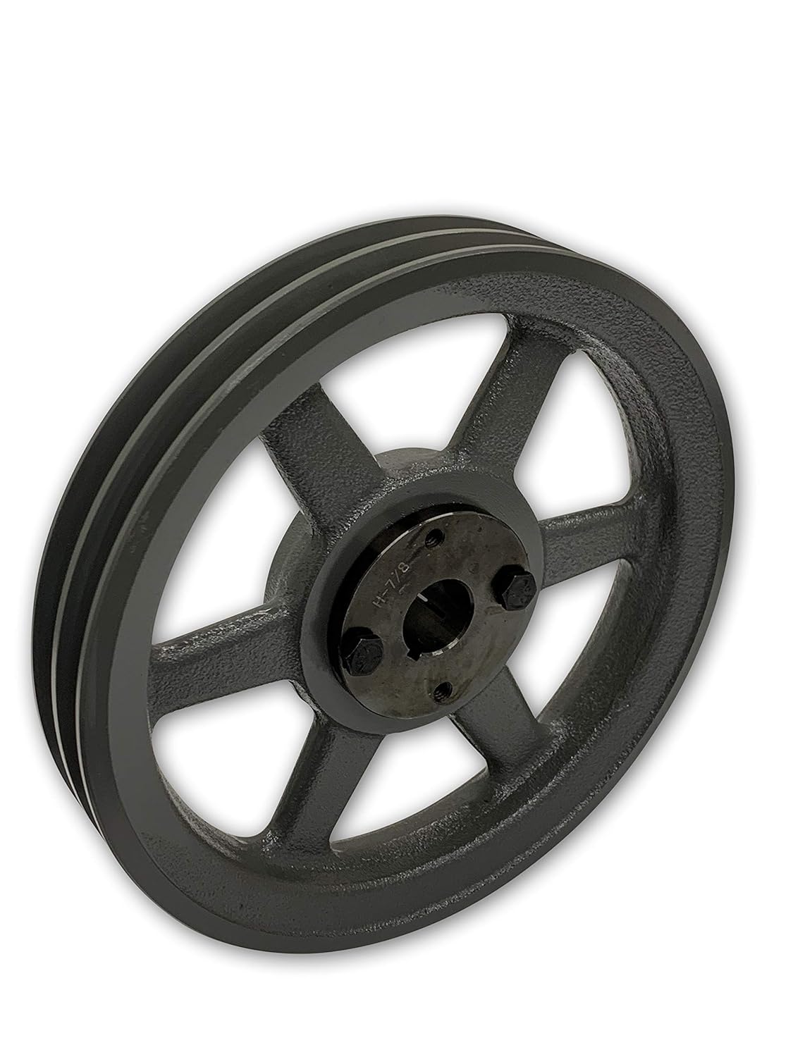 Double Groove 9.25" Cast Iron Electric Motor " H " Pulley/Sheave ...