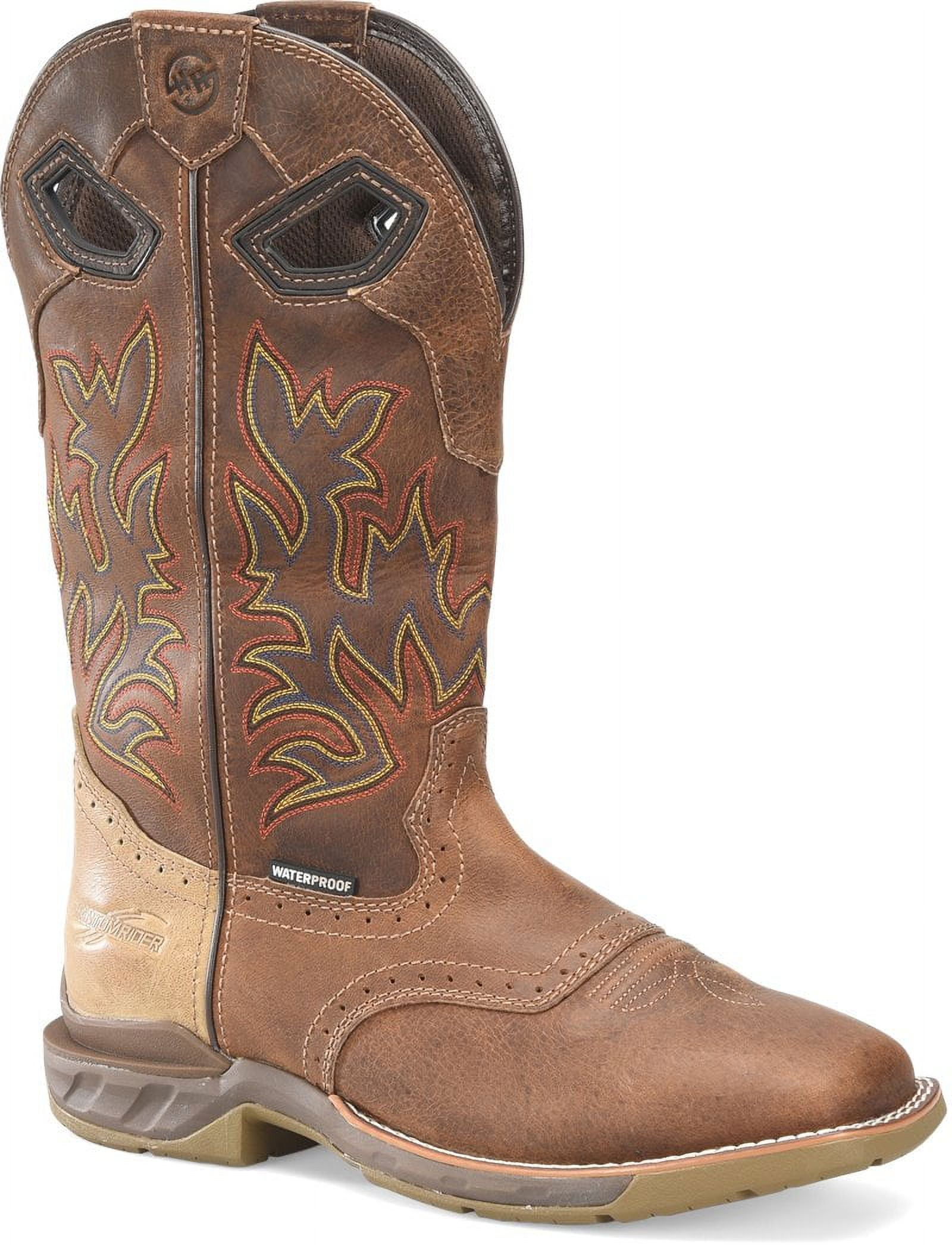 Double-H Boots Men's Malign 13” Waterproof Wide Square Toe Roper Non ...