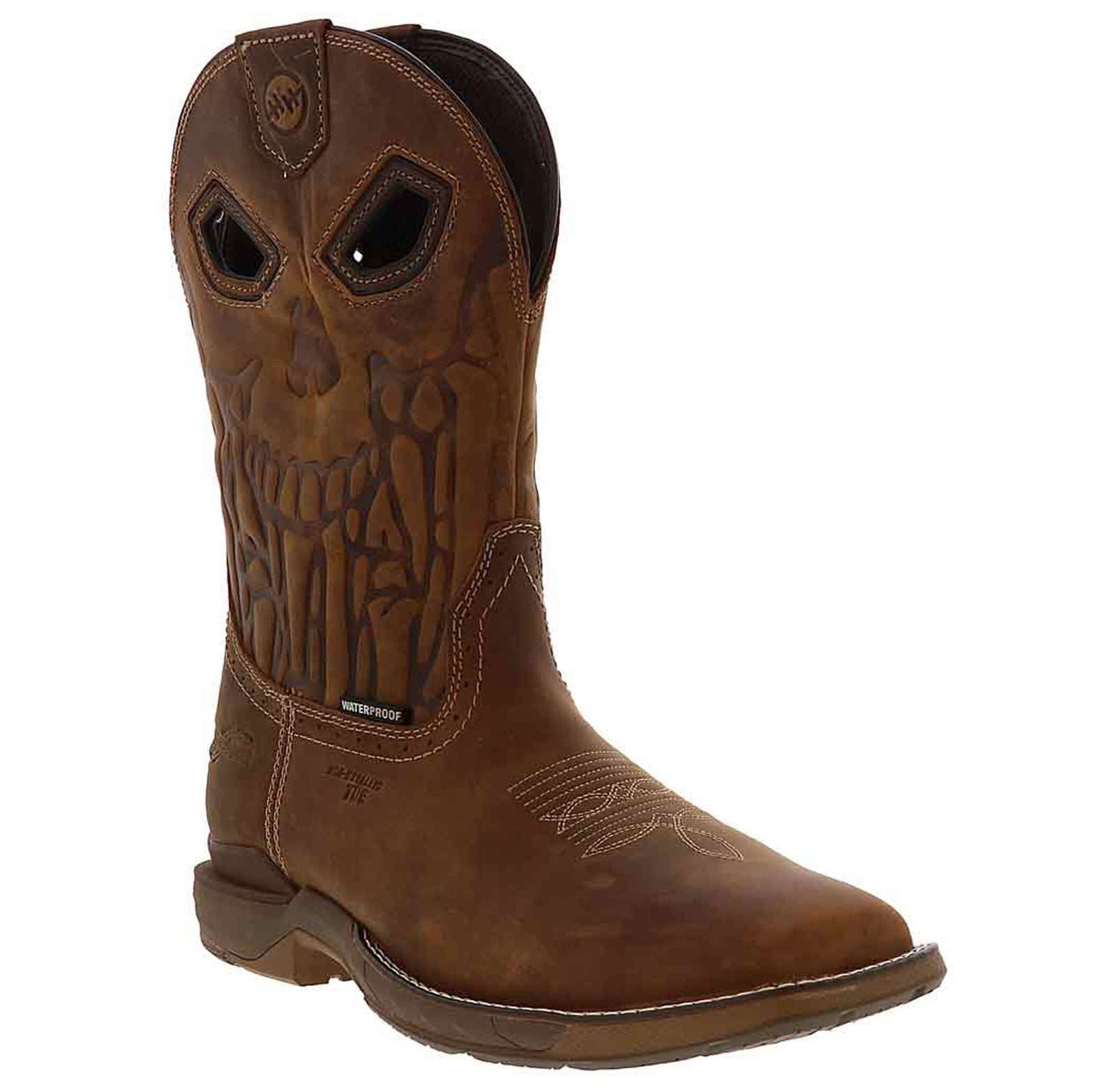 Double H Lycan 11 Inch Roper Composite Toe Work Boot | DH5398 Brown ...