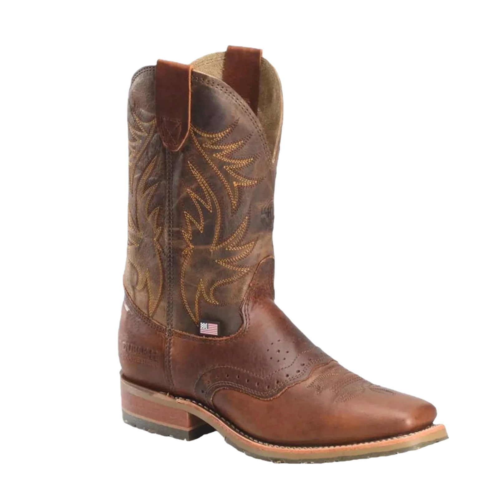 Double H Men's Feller 11" Brown Mastiff Bison Western Boots DH4653 ...