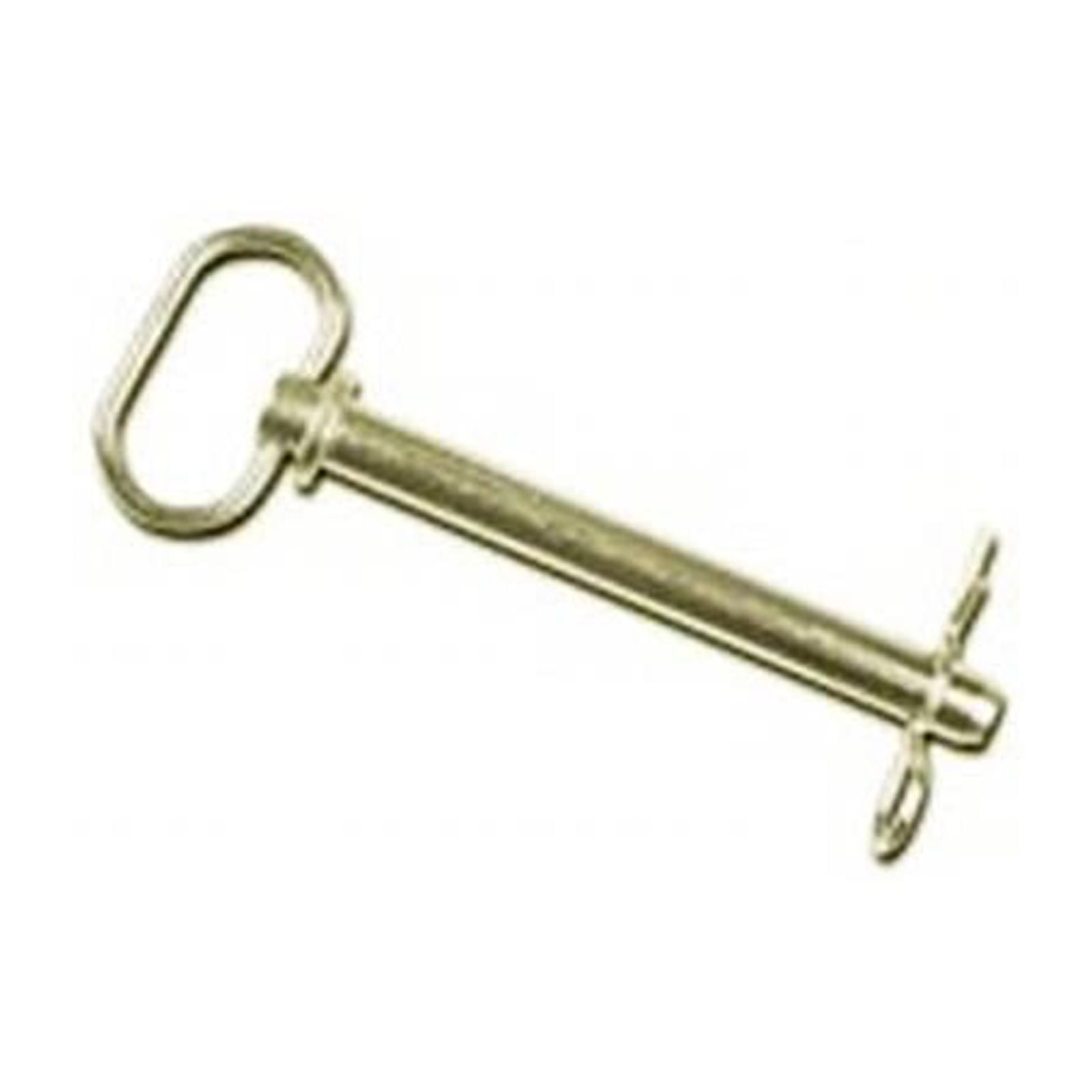 Double HH 25653 Yellow Zinc Plated Hitch Pin, 1" x 6-1/4", High Carbon ...
