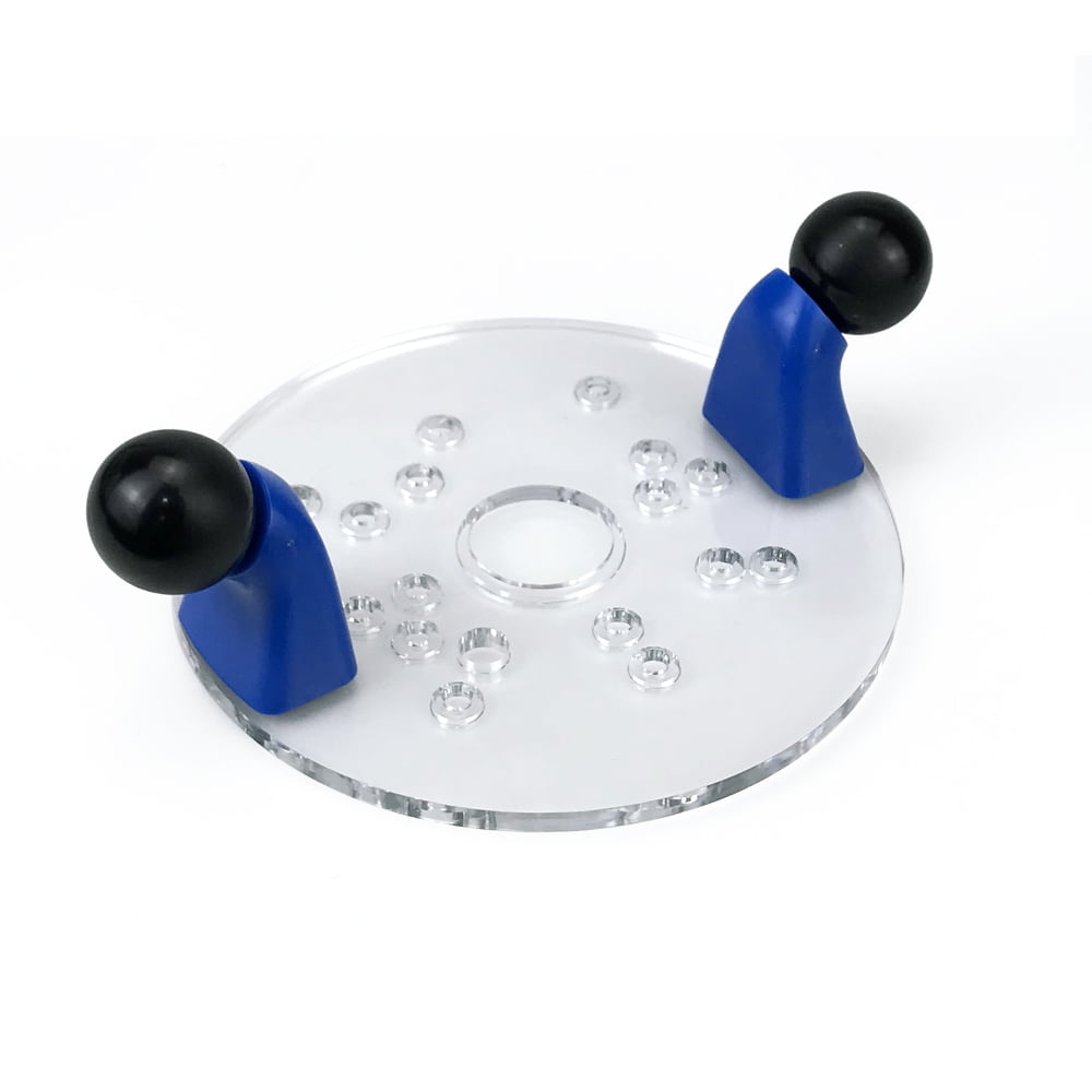 Double Hand-held Wood Router Plunge Base for Engraving Slotted Flip ...