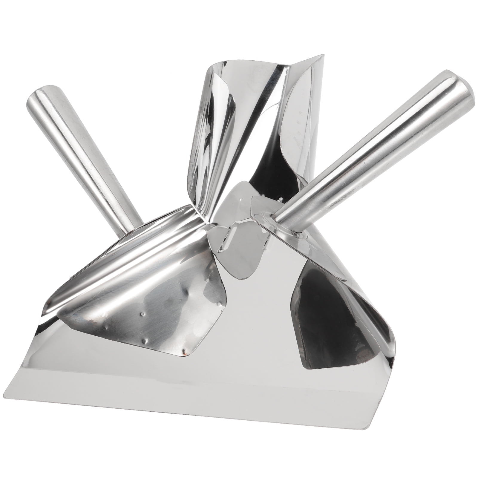 Double Handle Chip Spatula Ice Cube Shovel Stainless Steel Bagging ...