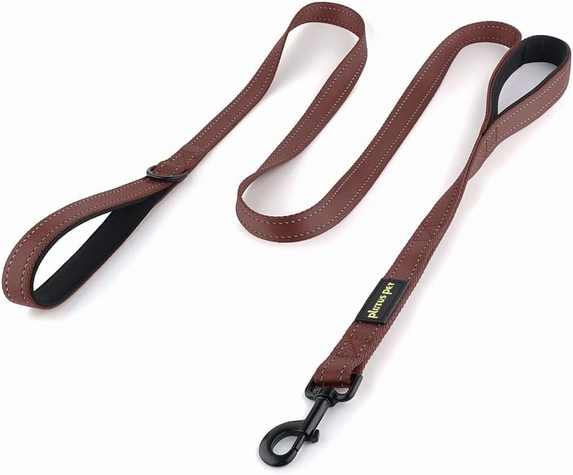 Double Handle Dog Leash 6ft, Heavy Duty, Reflective Dual Handle Dog ...