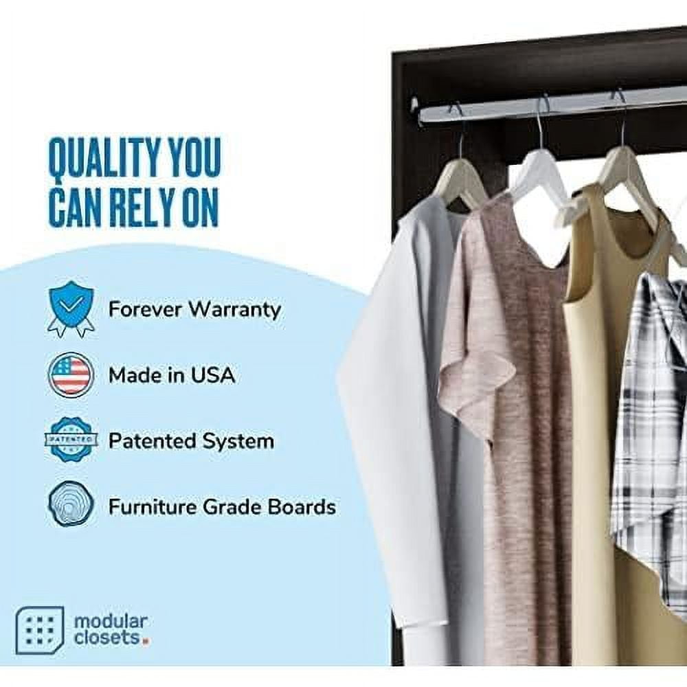 Double Hanging Closet Unit - Modular Closet System For Hanging - Corner ...