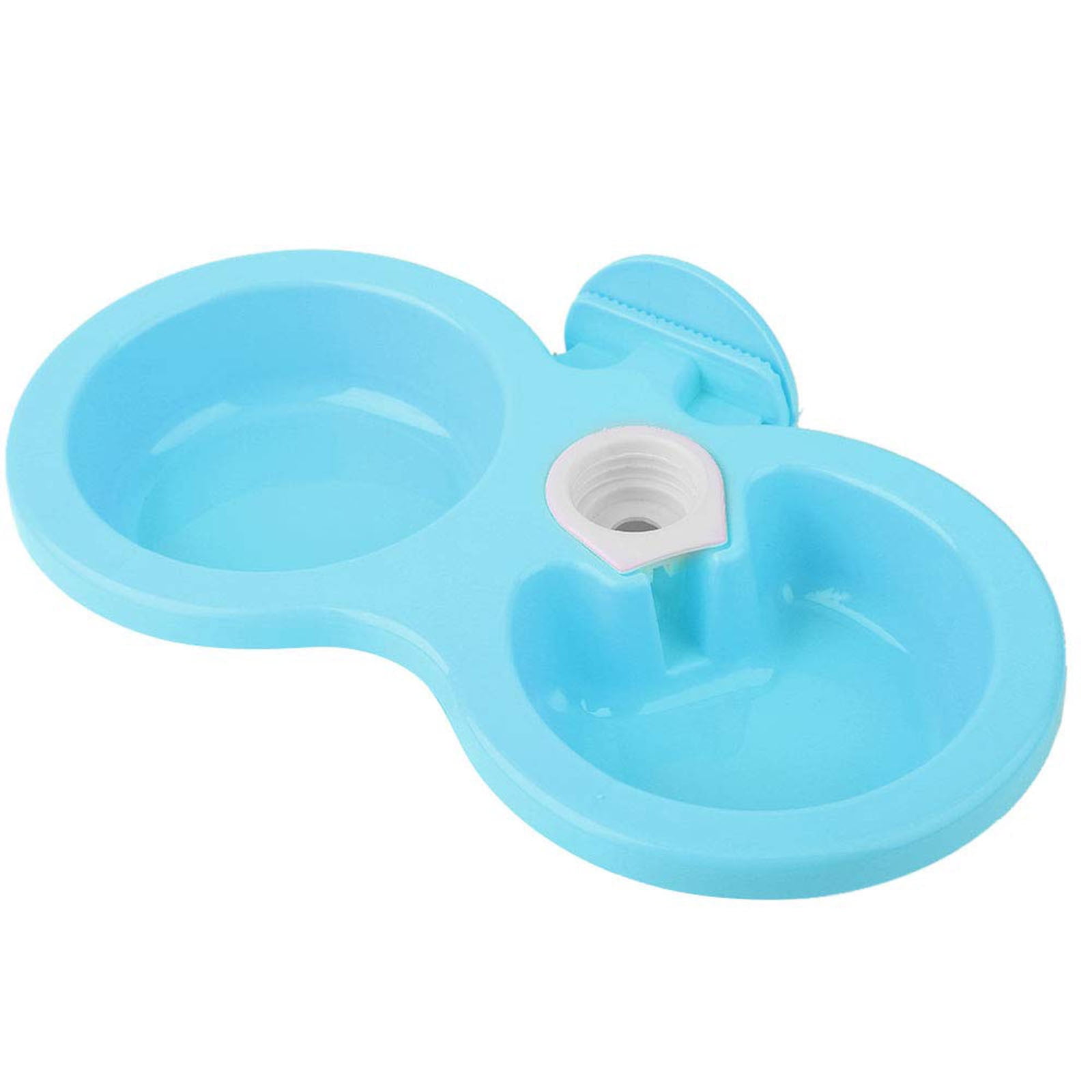 Double Hanging Feeder Bowl for Pet Food and Water Convenient Cage Mount ...