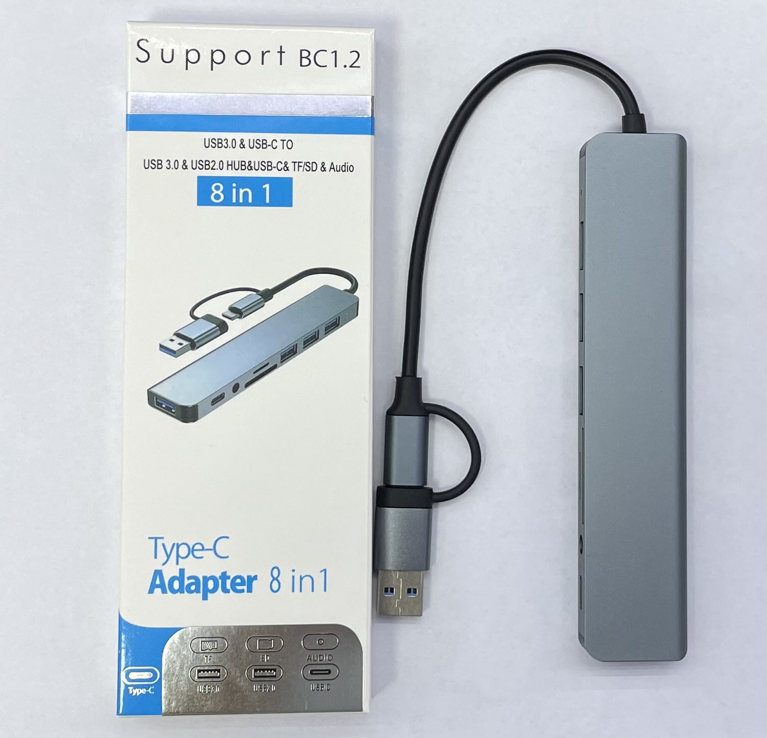 Double Head 7-in-1 Type-c Expander Multifunctional Computer Docking ...