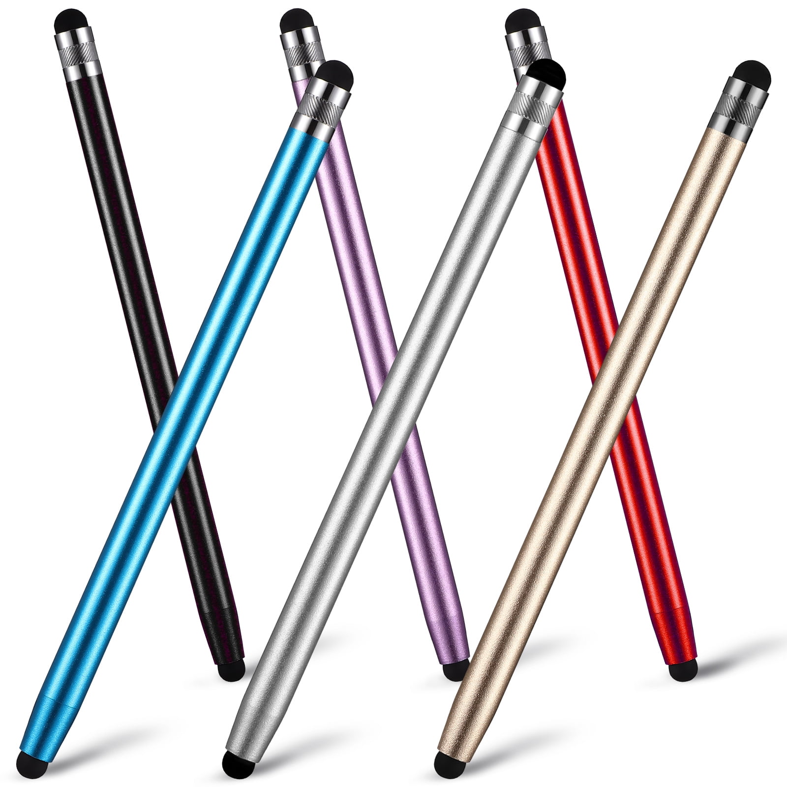 Double Head Capacitive Pen Portable Screen Universal Stylus 6 Pcs ...