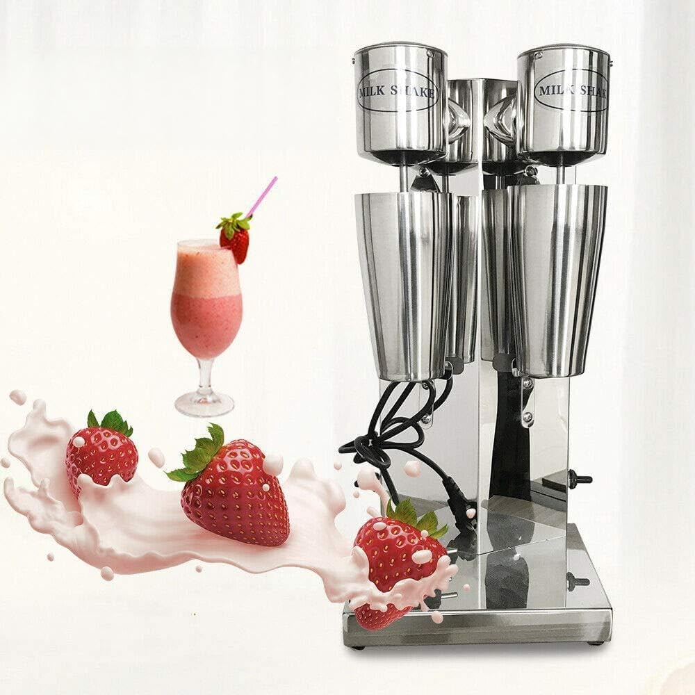 Double Head Commercial milk shaker Machine Stainless Steel Mixing Cup ...