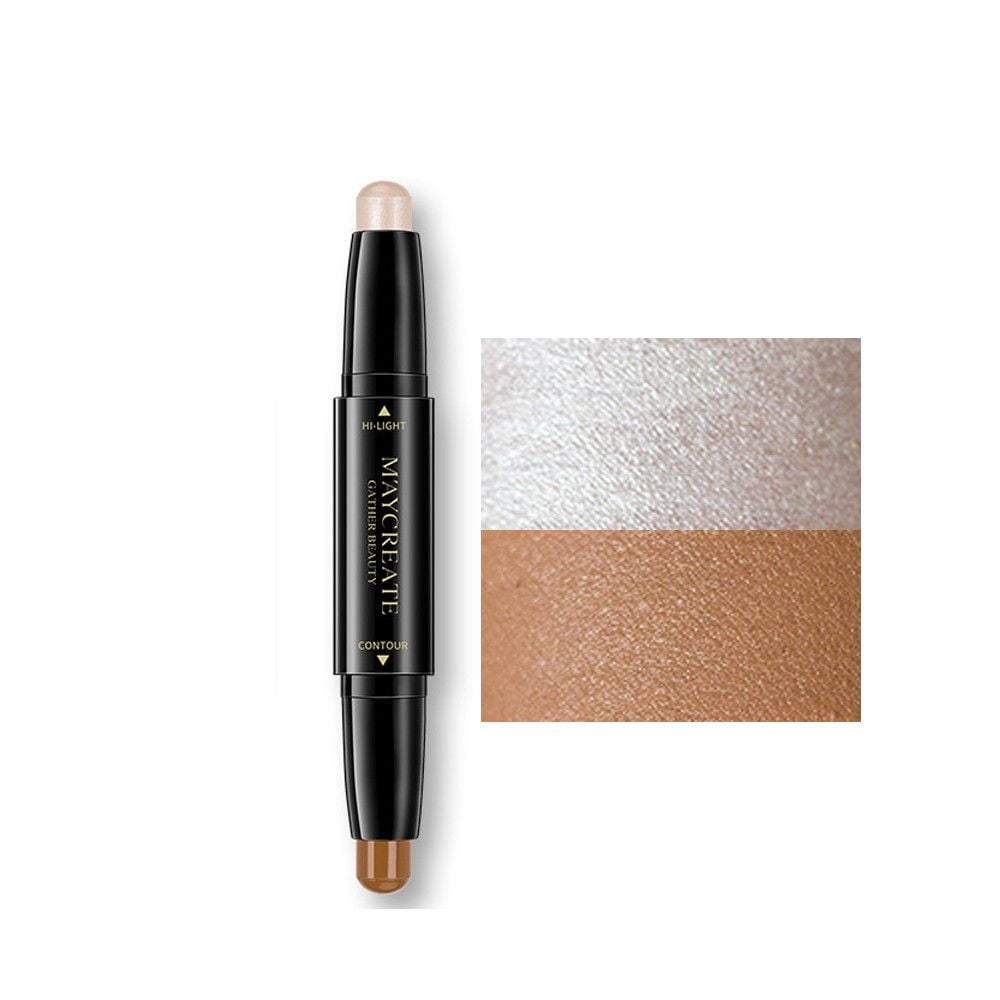 Double Head Cosmetics Contour Pen Waterproof Contour Stick Highlighters ...