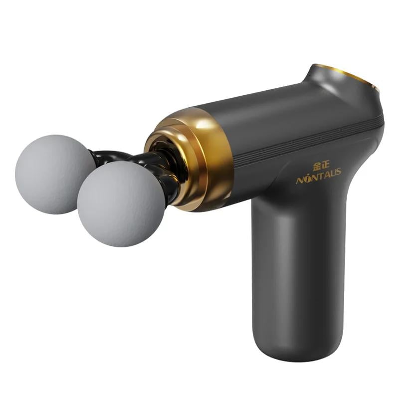 Double Head Electric Muscle Massager Professional Mini Fascia Gun Neck ...