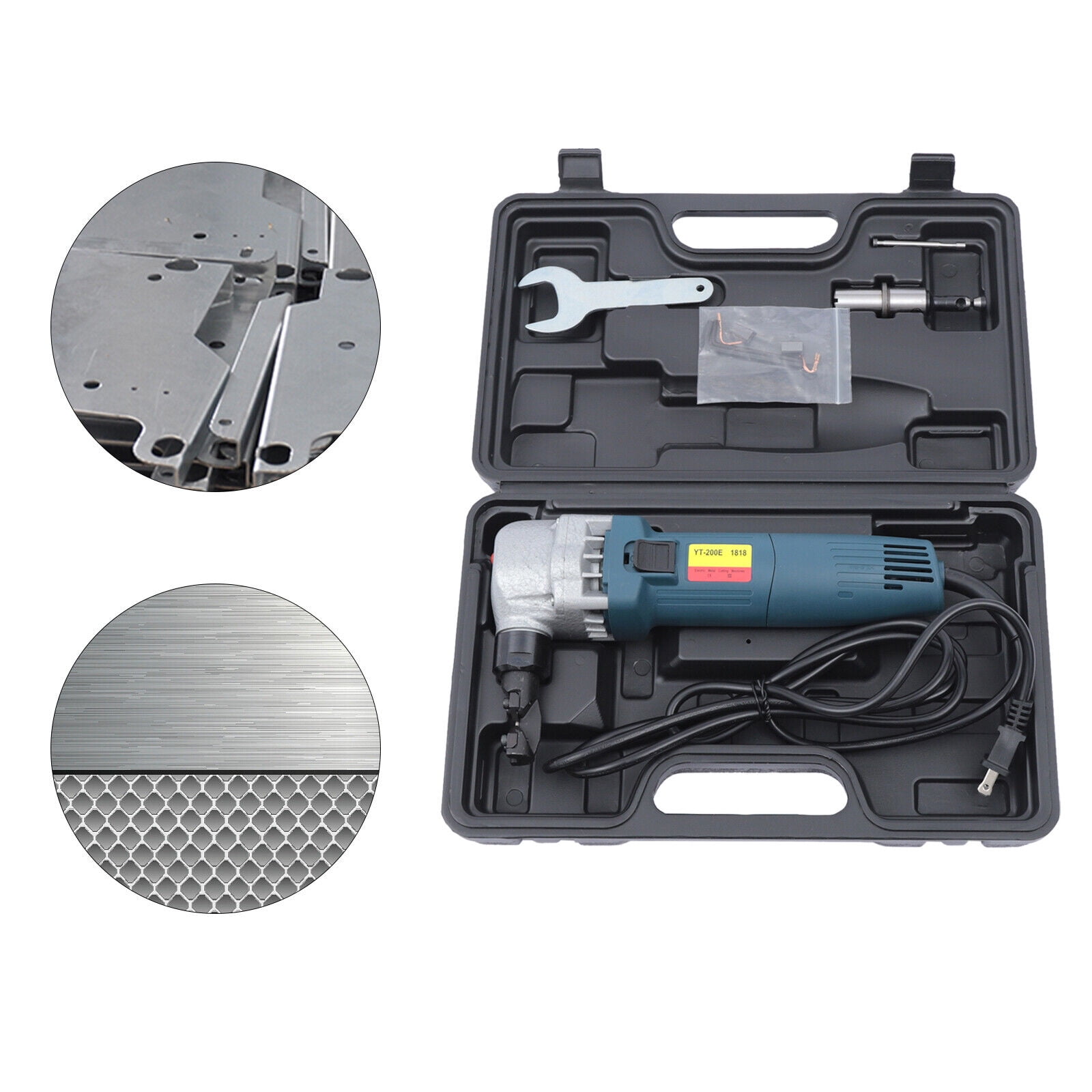 Double Head Electric Sheet Metal Cutter Nibbler Cutting Saw Power Drill ...