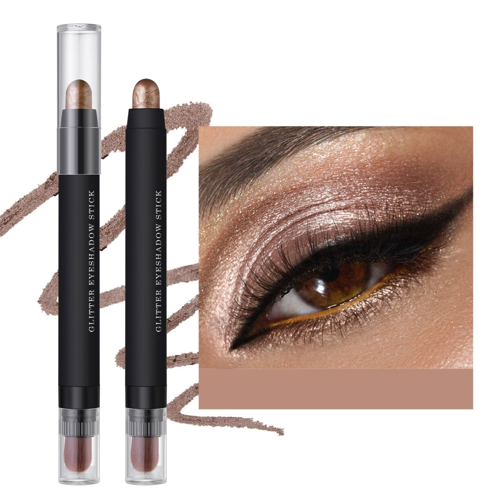 Double Head High Gloss Stick Eye Face Eye Shadow Eye Makeup Lying ...