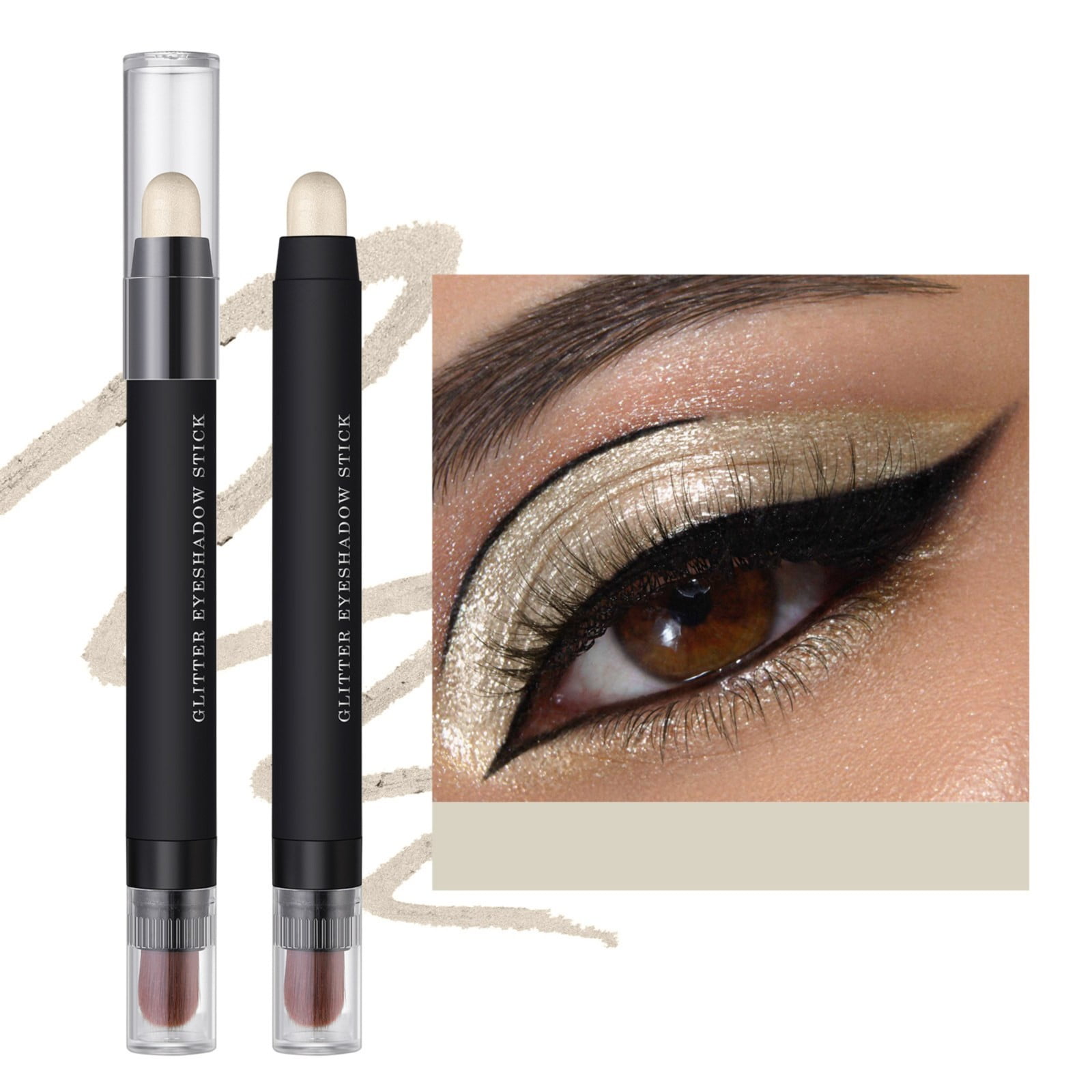 Double Head High Gloss Stick Eye Face Eye Shadow Eye Makeup Lying ...