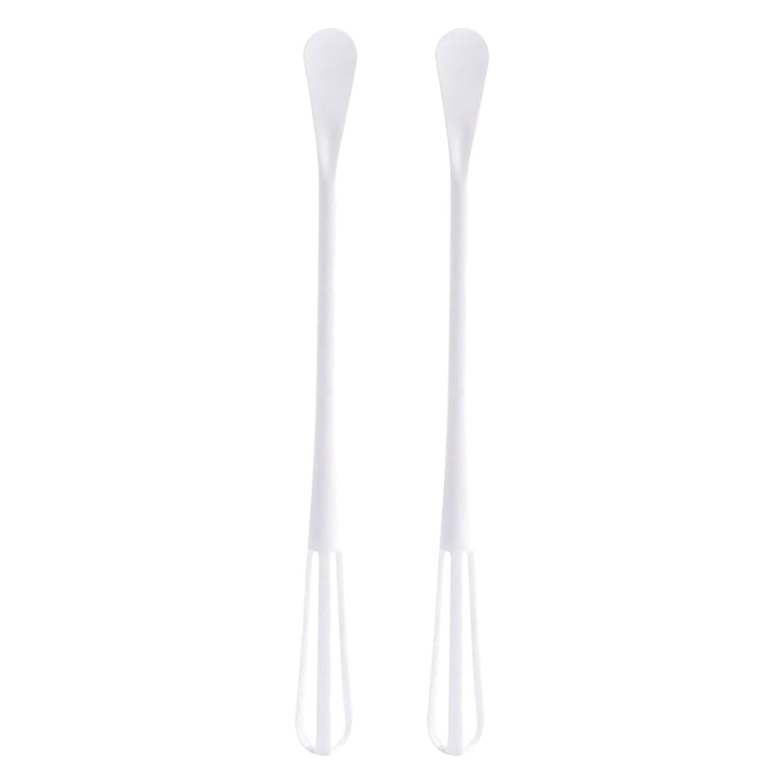 Double Head Kitchen Whisk and Spoon Set 2-in-1 Non-Scratch Egg Beater ...