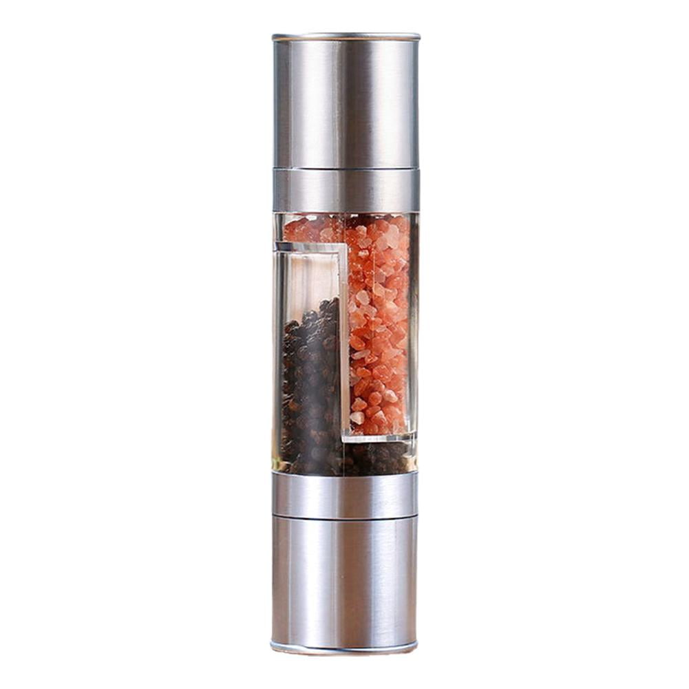 Double Head Pepper and Salt Grinder for Kitchen - Elegant Design & Easy ...