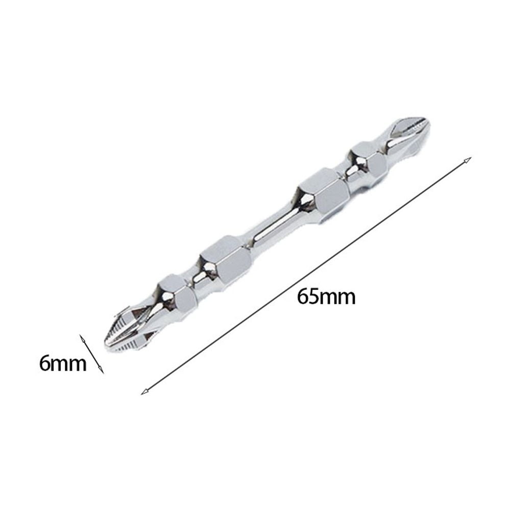Double Head Screwdriver Bit Magnetic Cross Screwdriver Bits 65/100mm ...