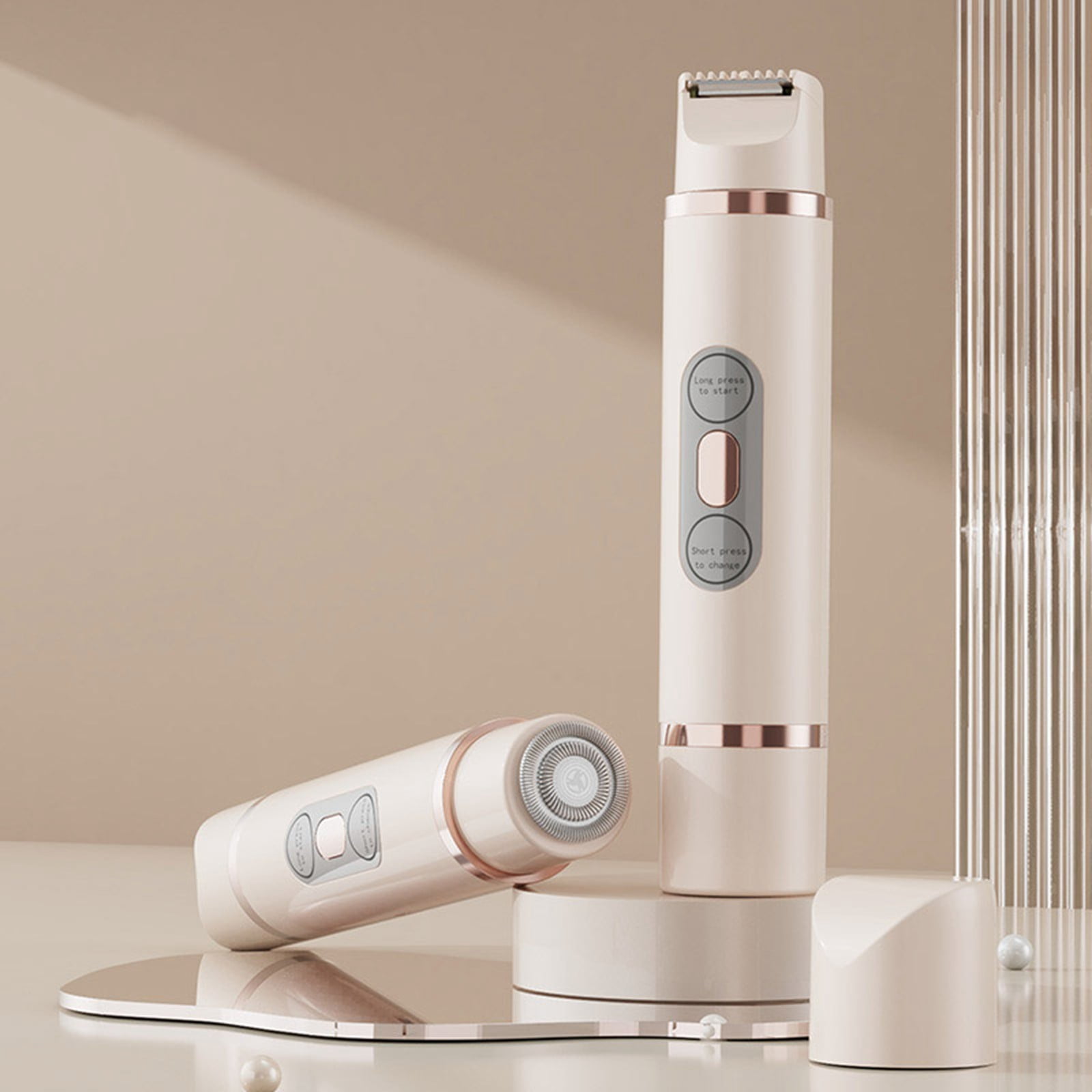 Double Head Shaver Adjustable Female Private Hair Removal Device Shaver ...