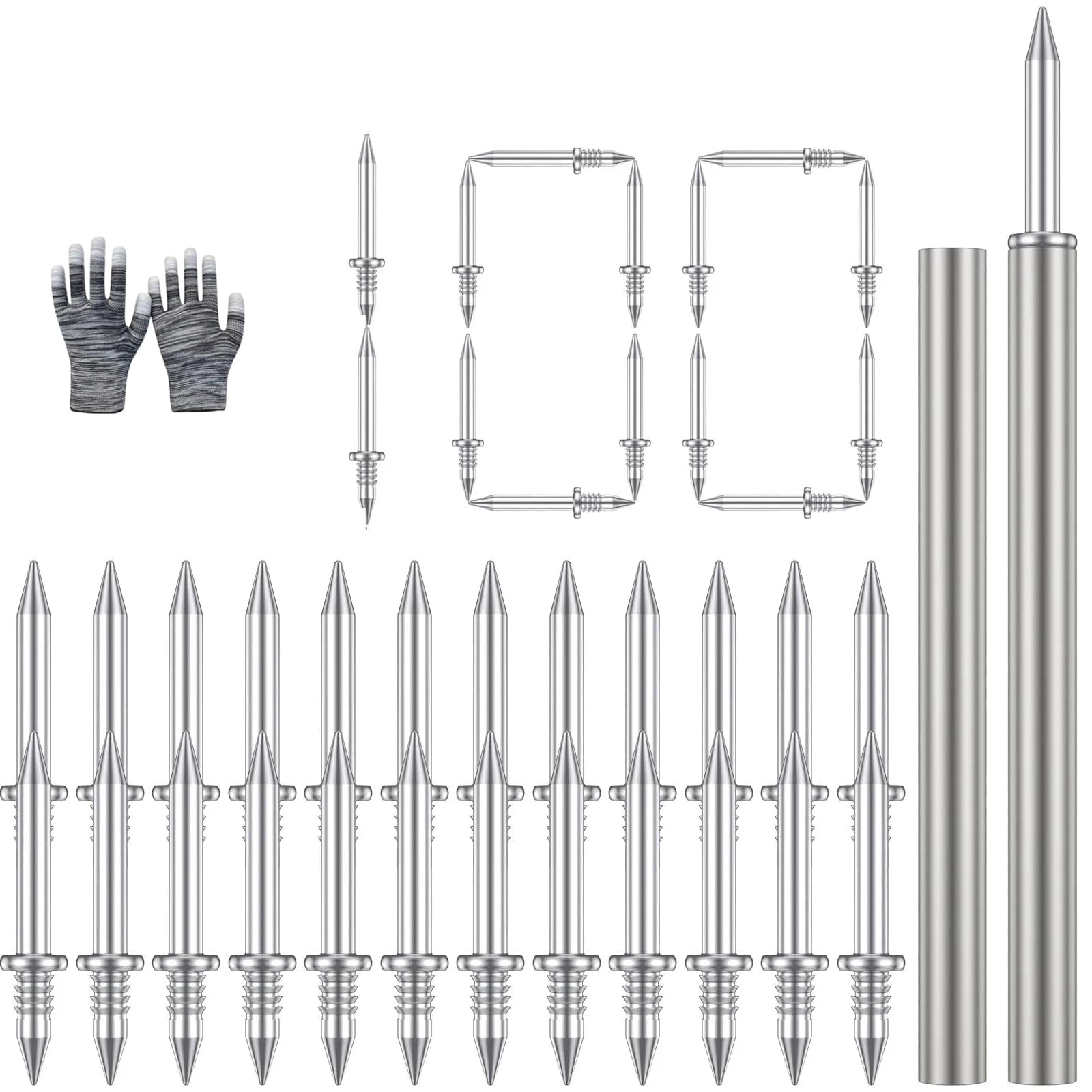 Double-Head Skirting Thread Seamless Nail, No Mark Nails For Baseboards ...