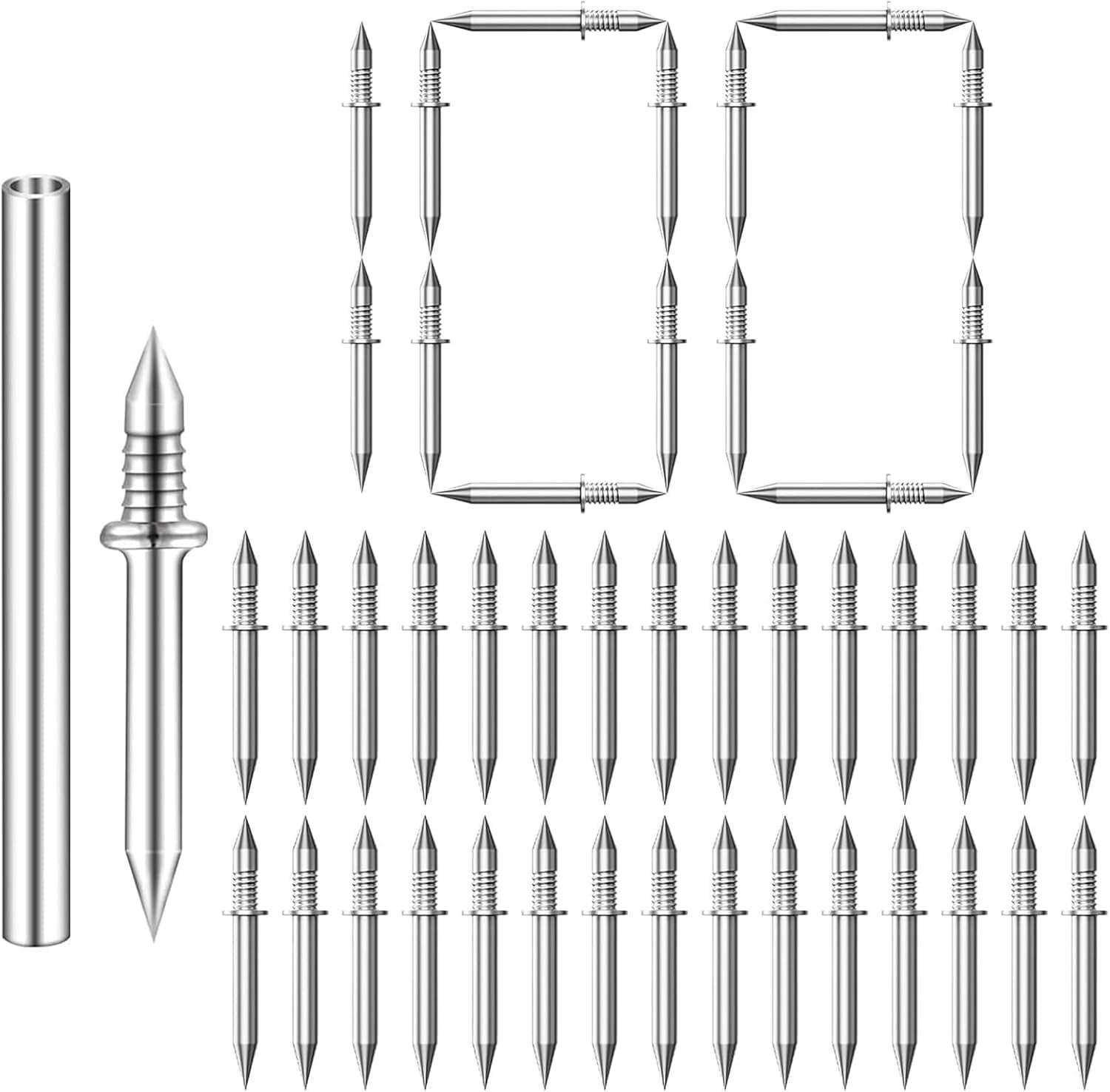 Double-Head Skirting Thread Seamless Nail, Skirting Line Without Marks ...
