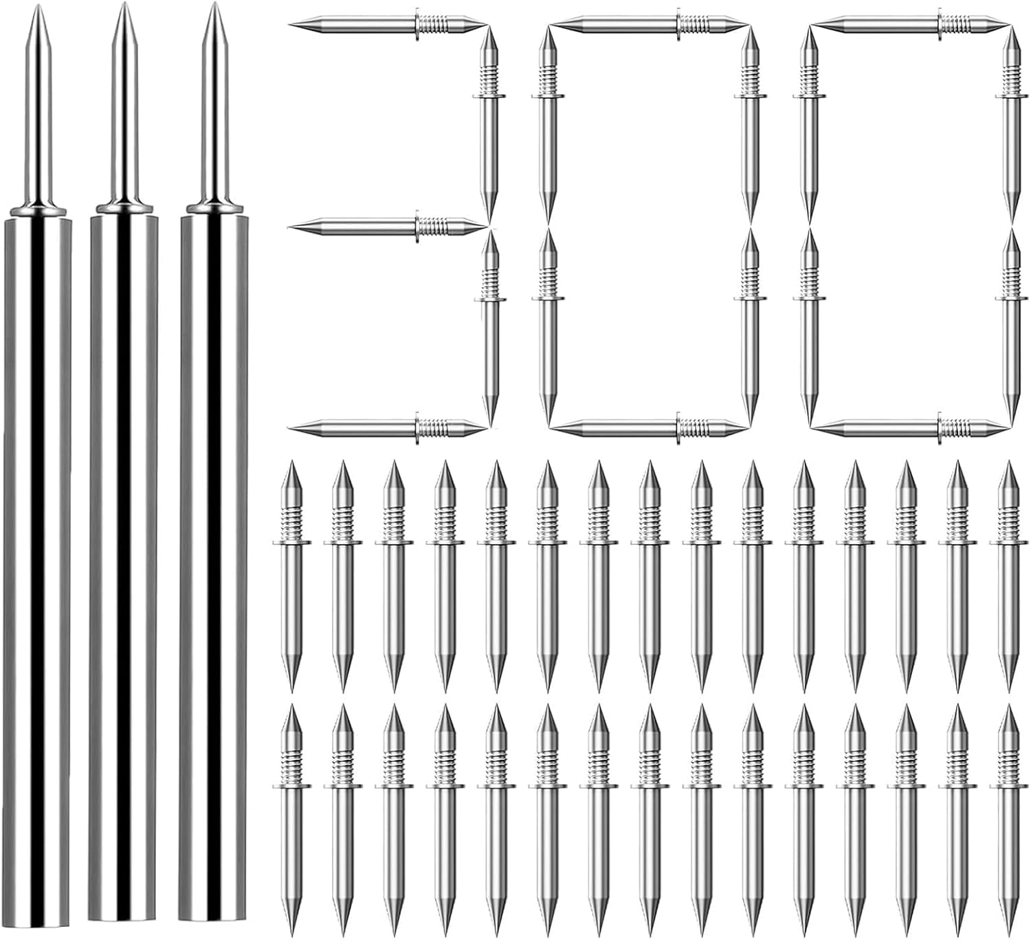 Double-Head Skirting Thread Seamless Nail, Skirting Line Without Marks ...