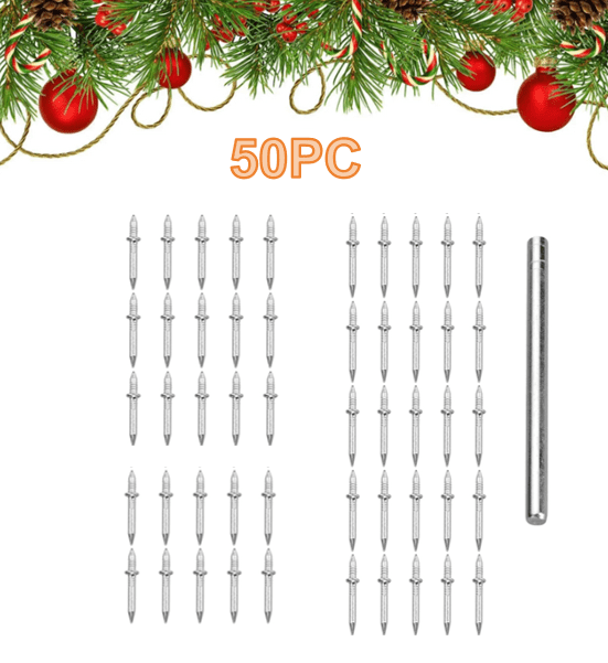 Double-Head Skirting Thread Seamless Nails,2-Sided Nails with Sleeve ...