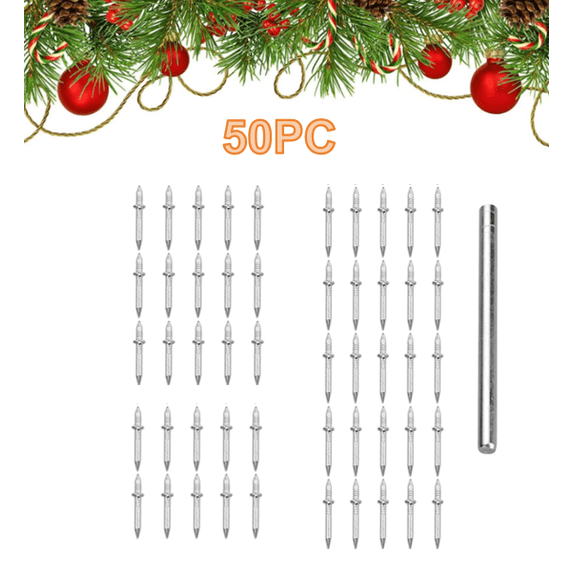 Double-Head Skirting Thread Seamless Nails,2-Sided Nails with Sleeve ...