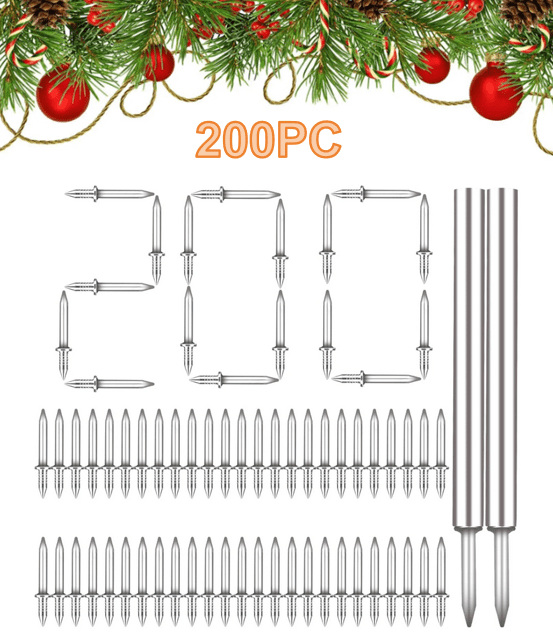 Double-Head Skirting Thread Seamless Nails,2-Sided Nails with Sleeve ...