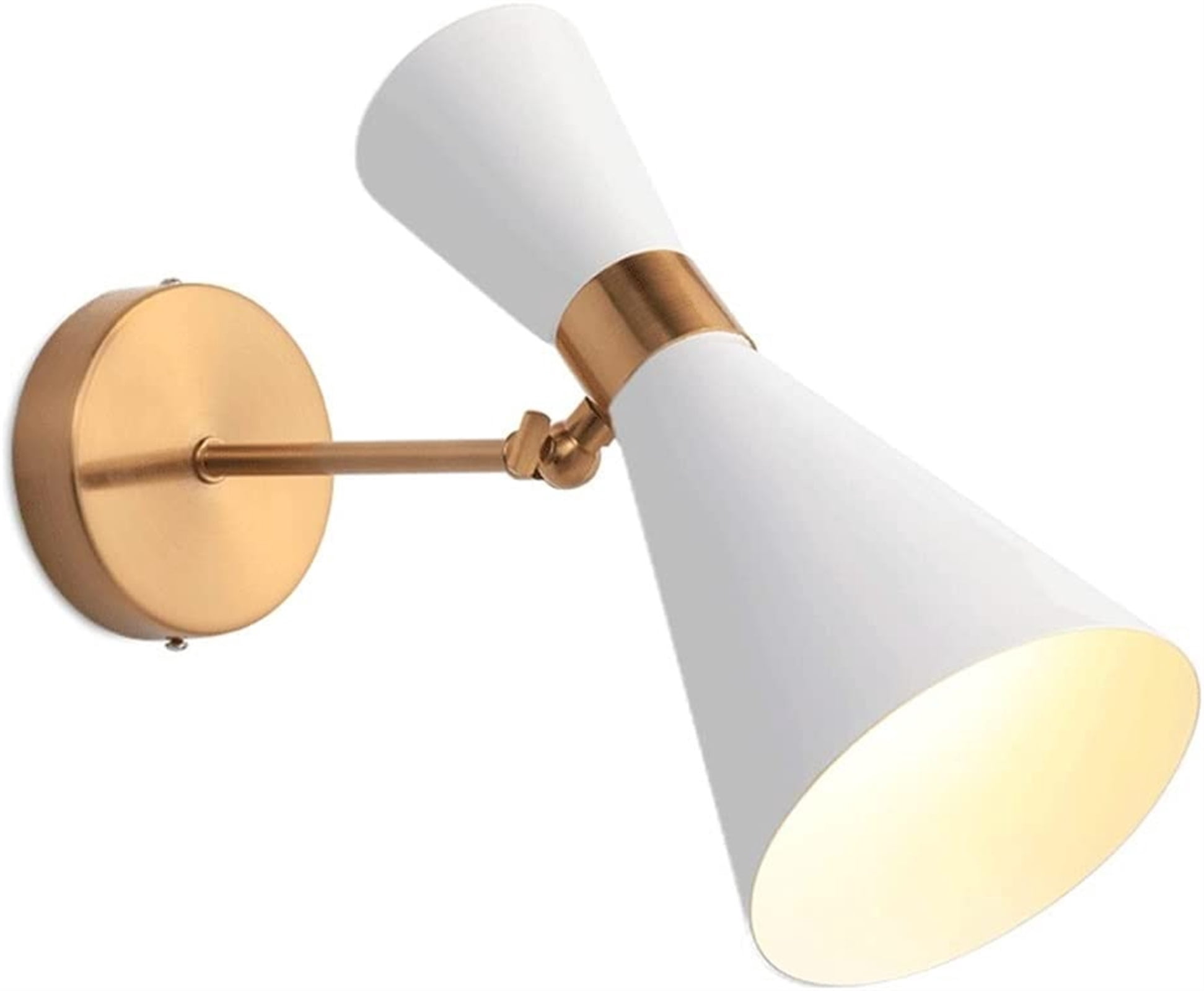 Double Head Small Wall Lamp, Modern Wall Light, Focused Bedside Reading ...