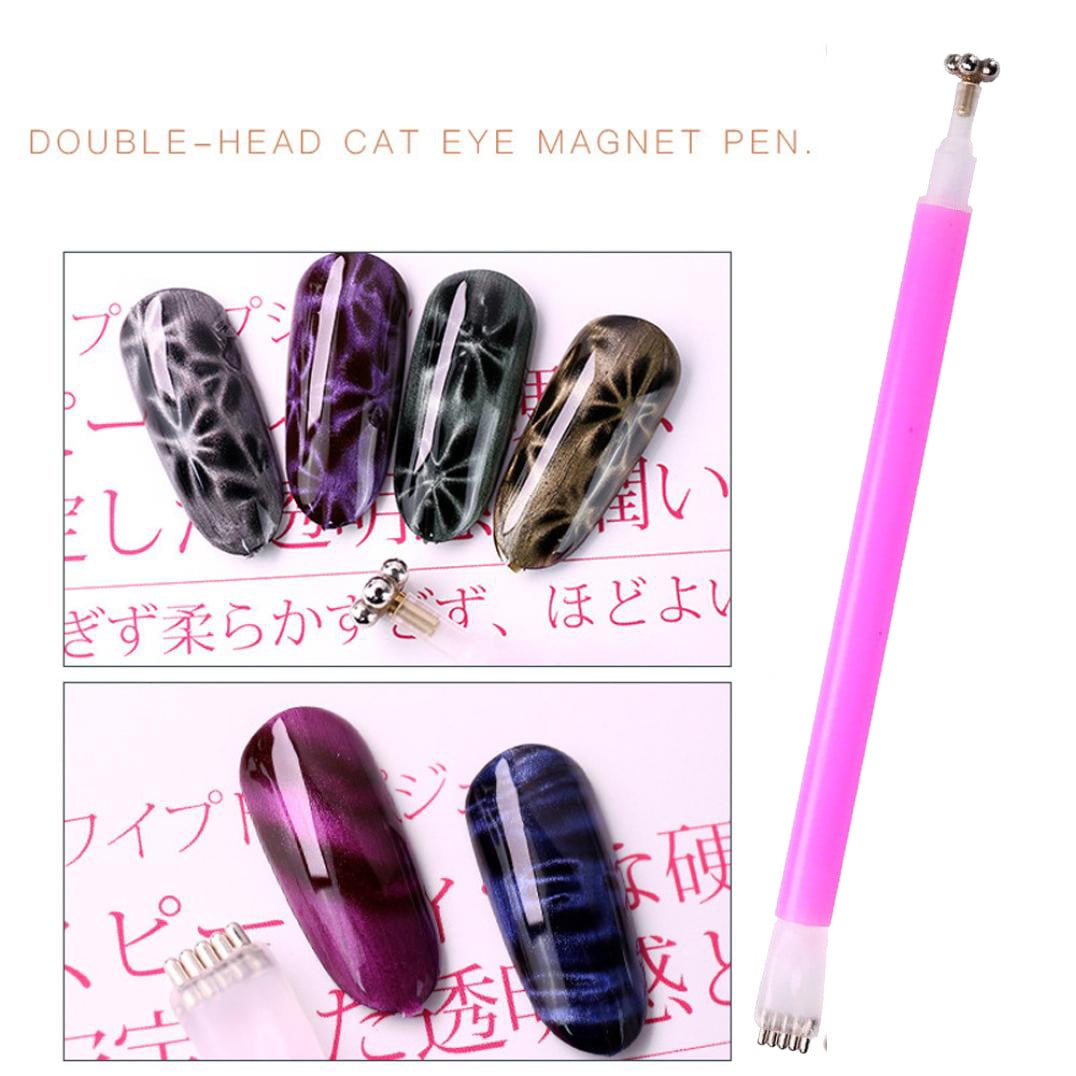 Double Head Stick Tool For 3D Eye Gel Nail Manicu Marks Dotting ...
